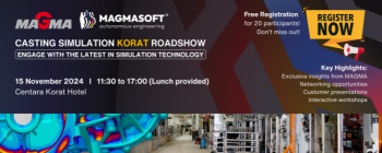 Casting Simulation with MAGMASOFT - Asia-Pacific Home